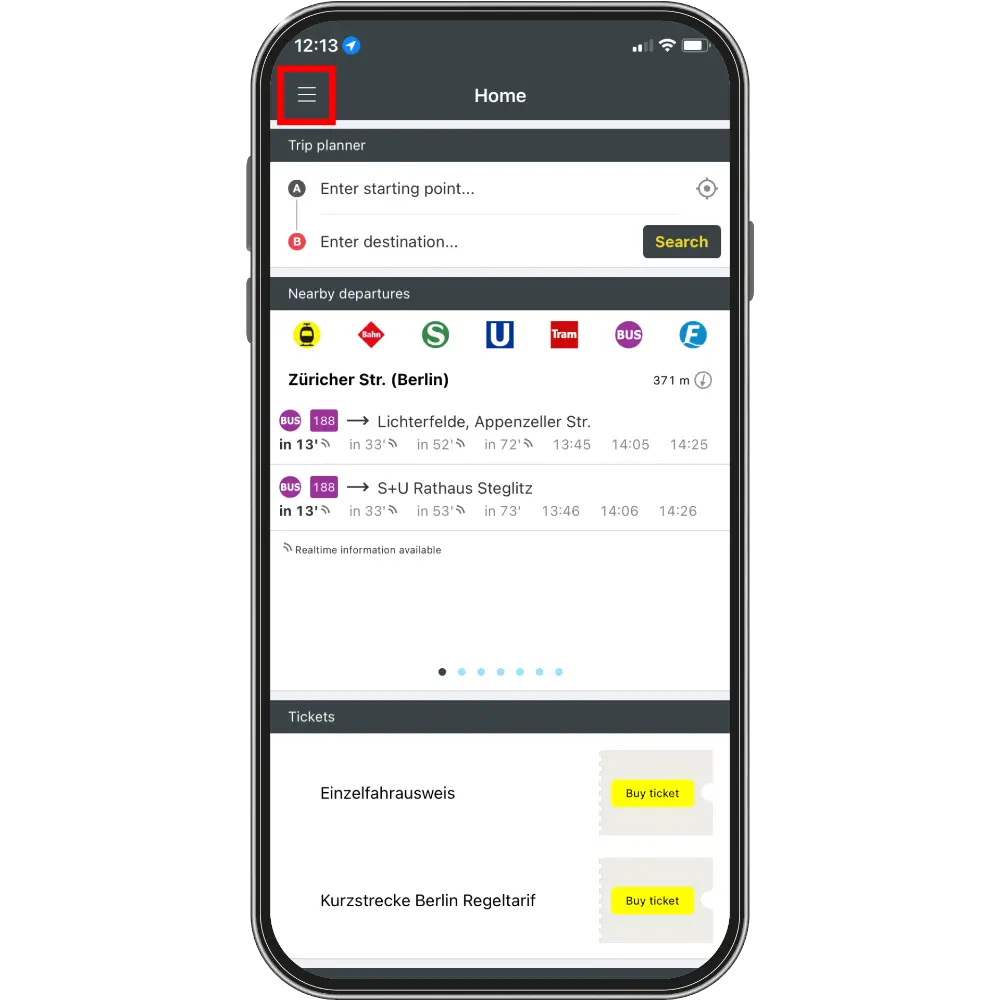 Your subscription as mobile ticket | BVG