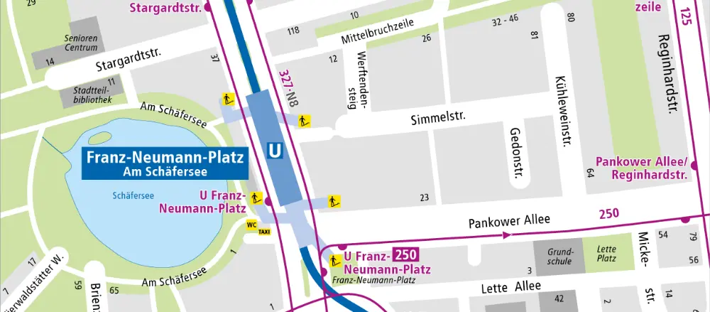 U Franz-Neumann-Platz: Haltestelleninfo | BVG