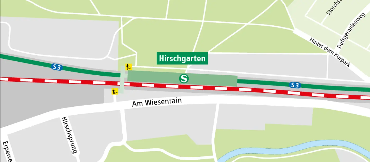 S Hirschgarten: Haltestelleninfo | BVG