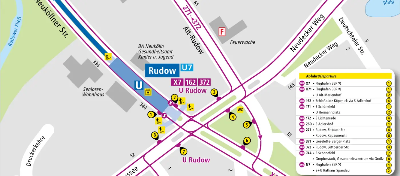 U Rudow: Haltestelleninfo | BVG