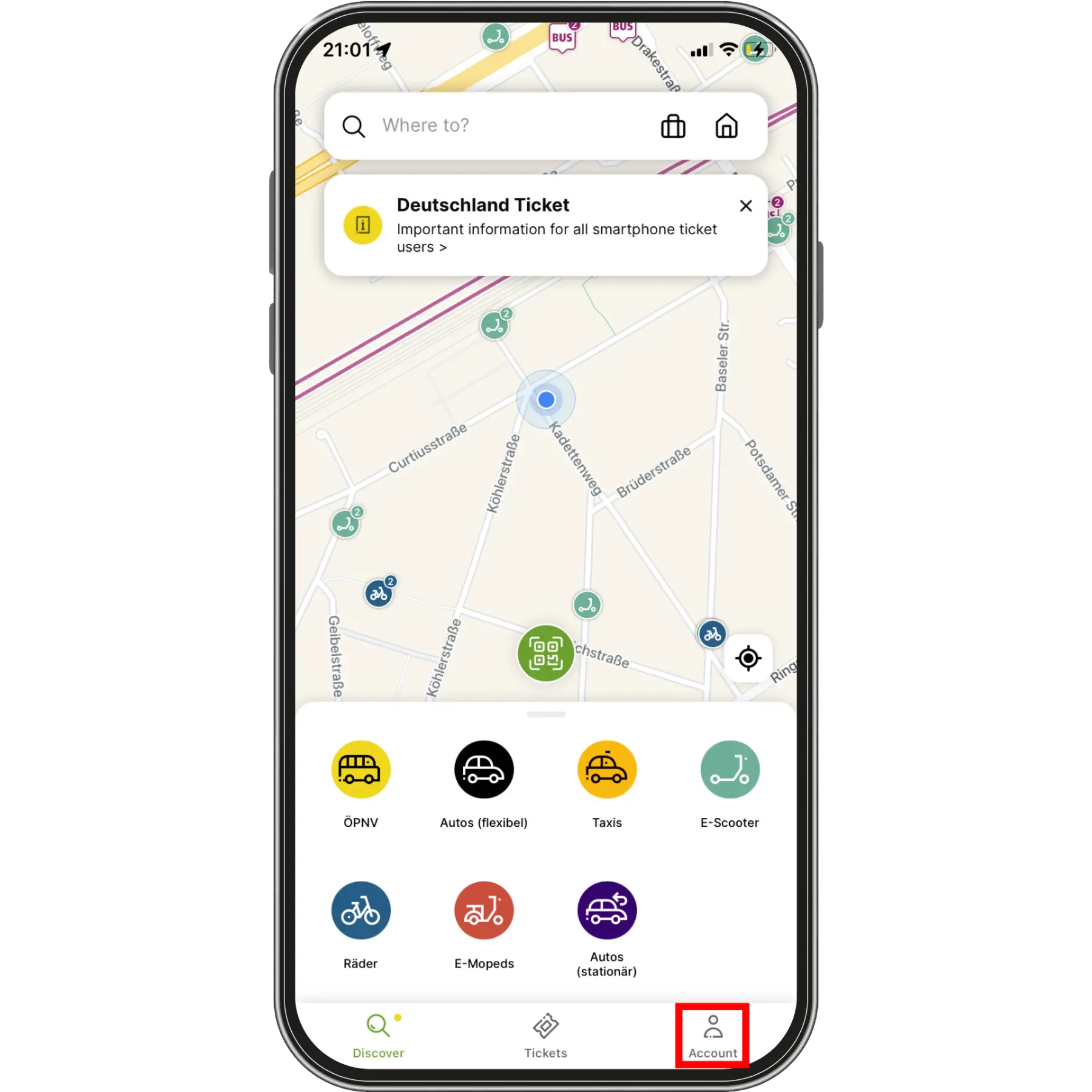 Your subscription as mobile ticket | BVG