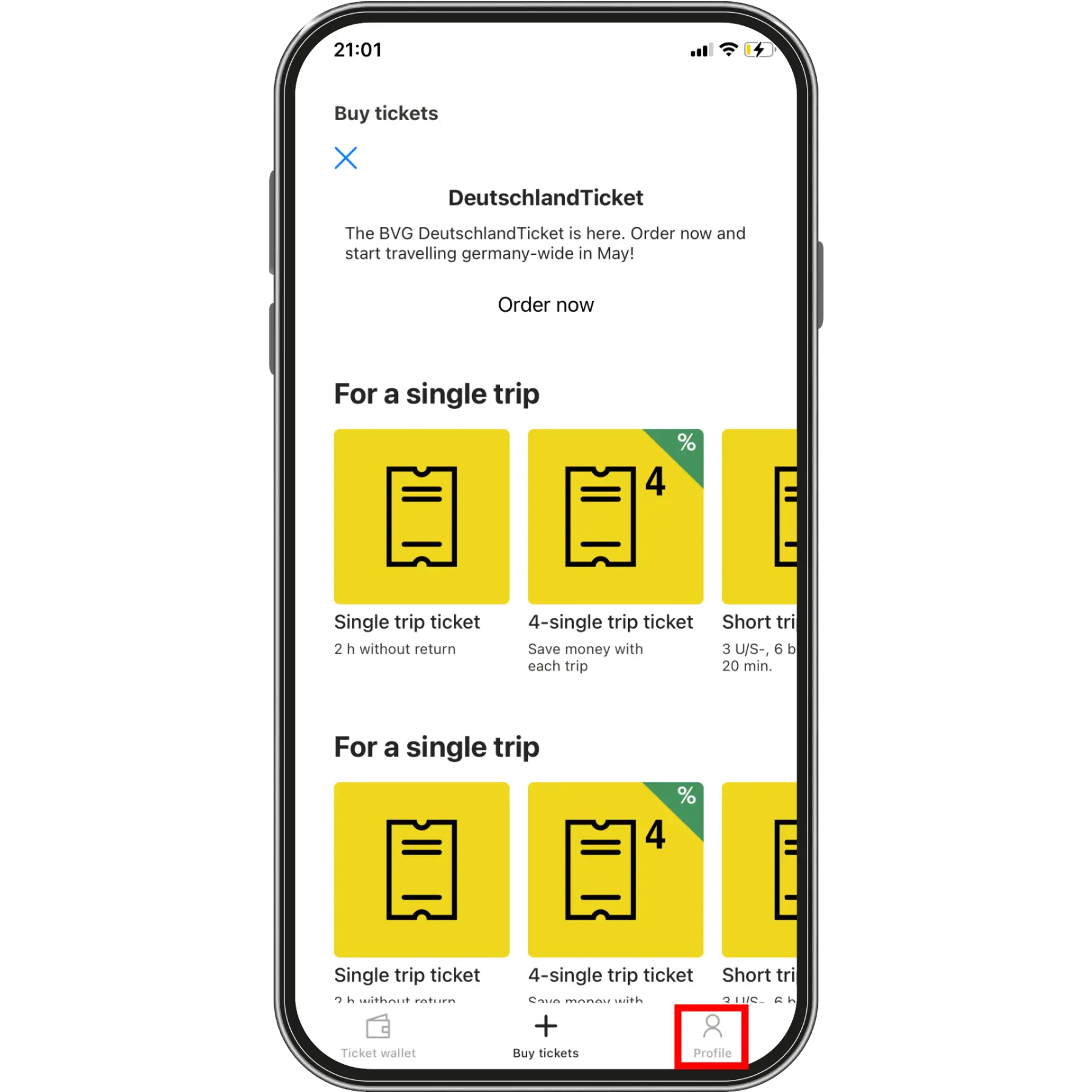 Your subscription as mobile ticket | BVG