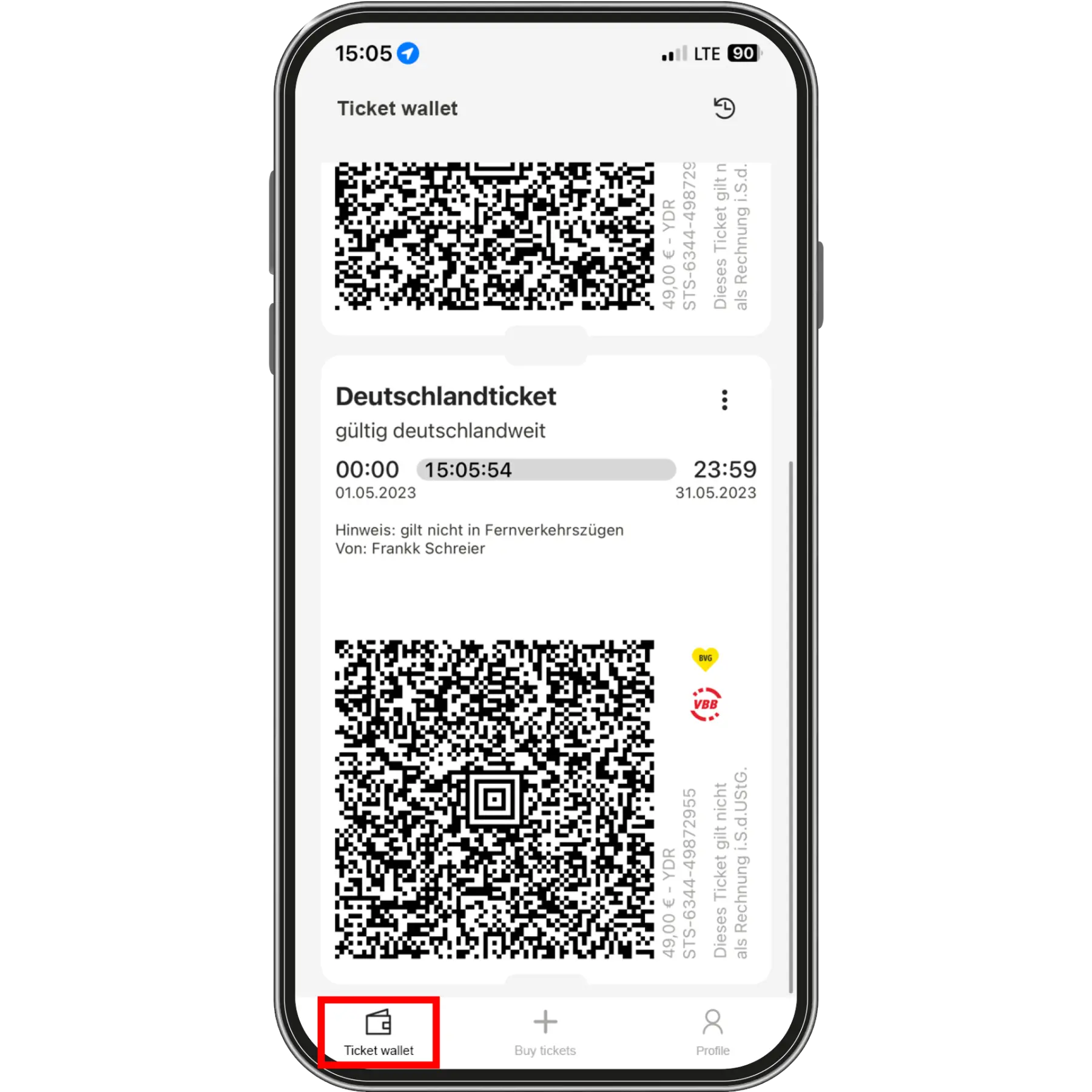 Your subscription as mobile ticket | BVG