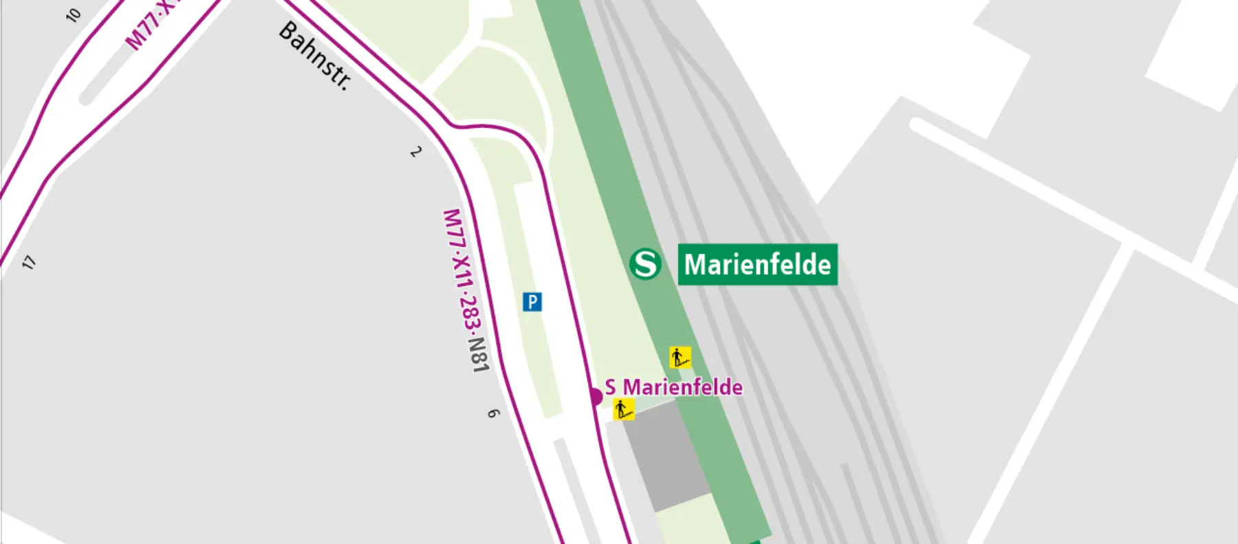 S Marienfelde: Haltestelleninfo | BVG