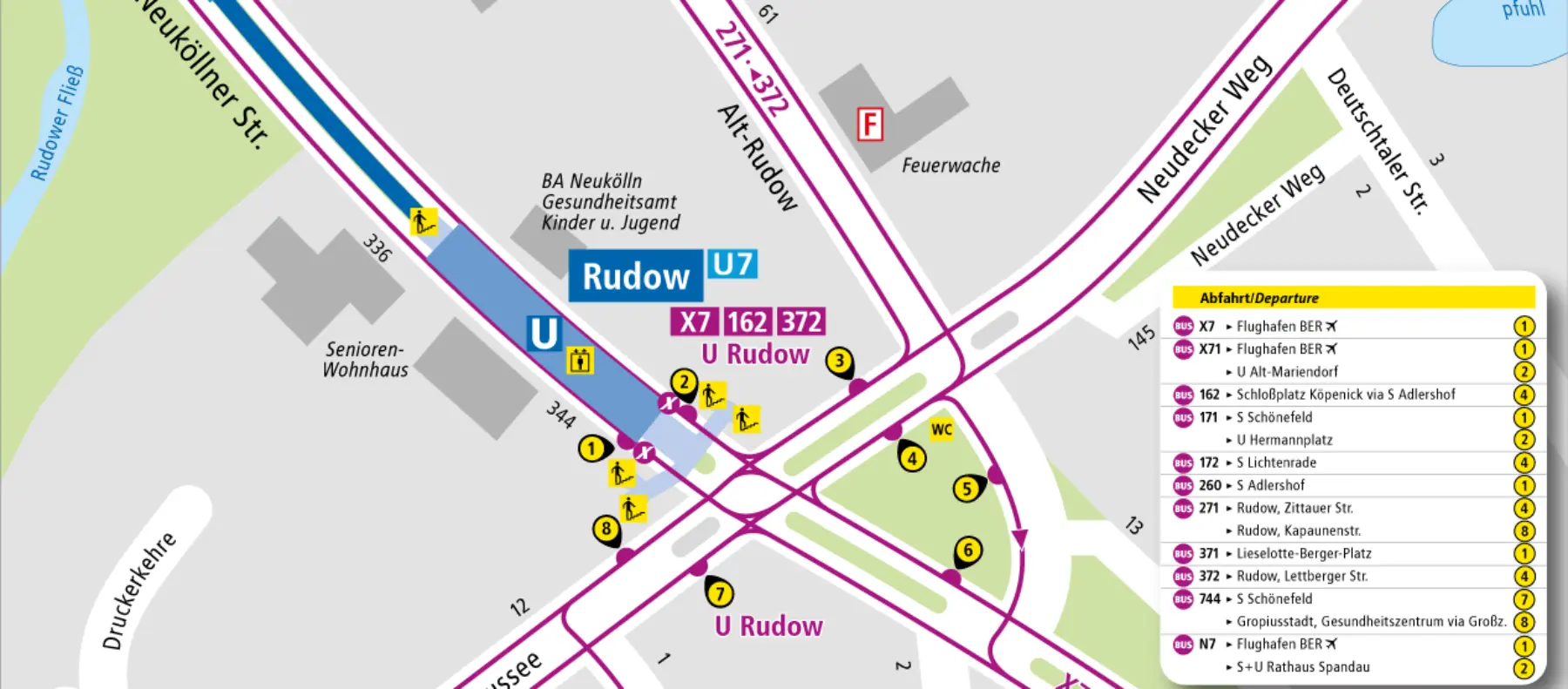 U Rudow: Haltestelleninfo | BVG