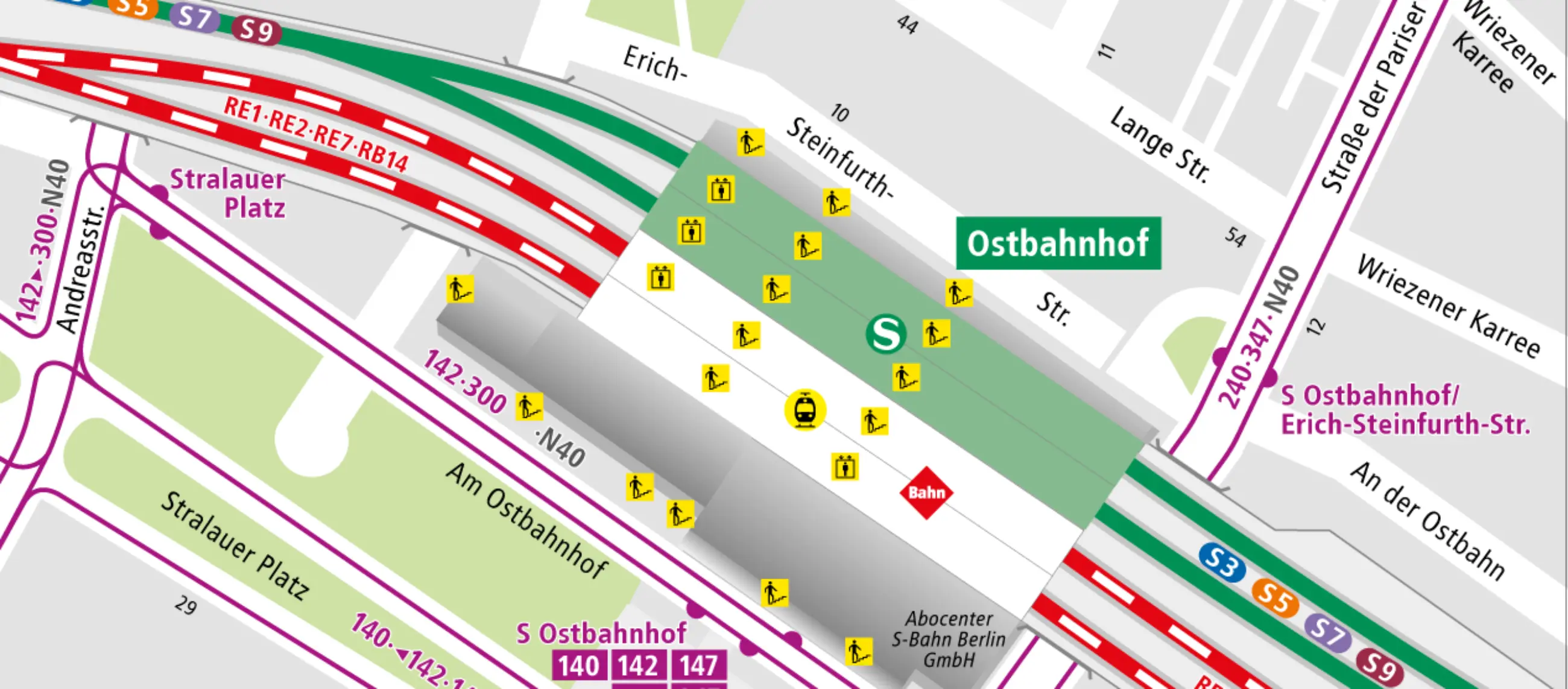 S Ostbahnhof: Haltestelleninfo | BVG