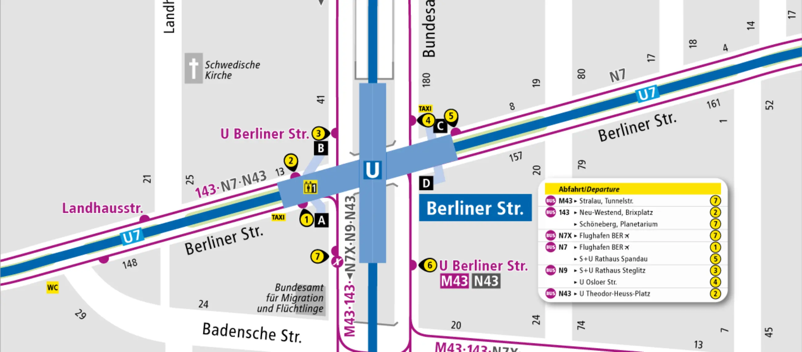 U Berliner Str.: Haltestelleninfo | BVG