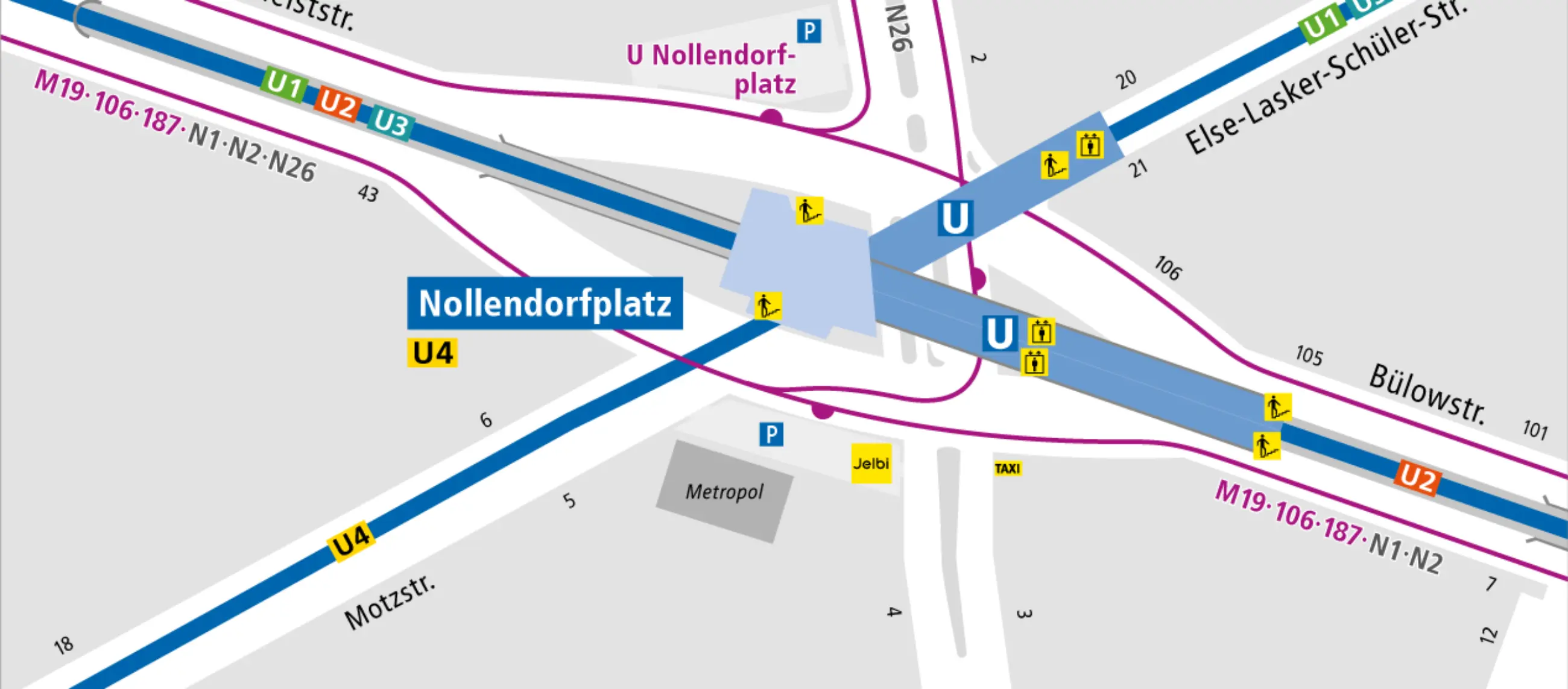 U Nollendorfplatz: Haltestelleninfo | BVG