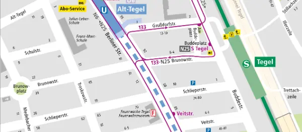 S Tegel: Haltestelleninfo | BVG